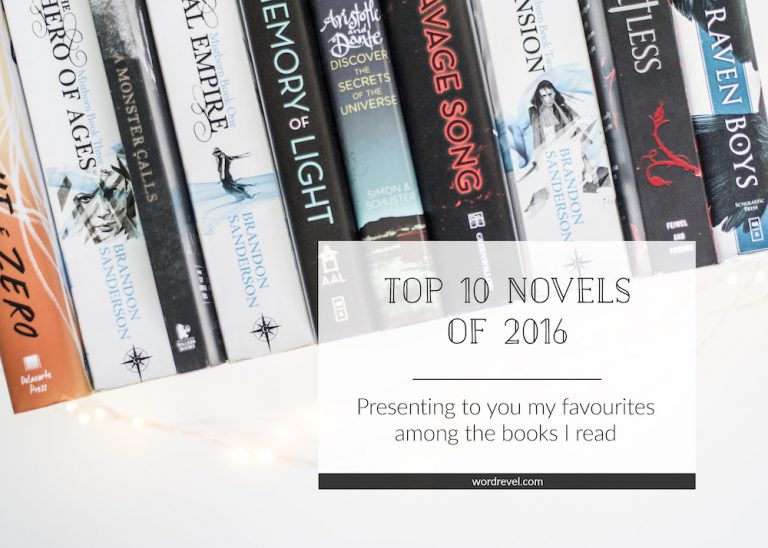 Top 10 Novels of 2016 - Word Revel